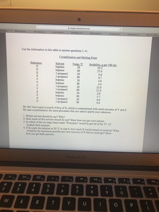 Solved i morgan.blackboard.com Use the information in this | Chegg.com