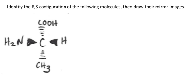 Solved Identify the RS configuration of the following | Chegg.com