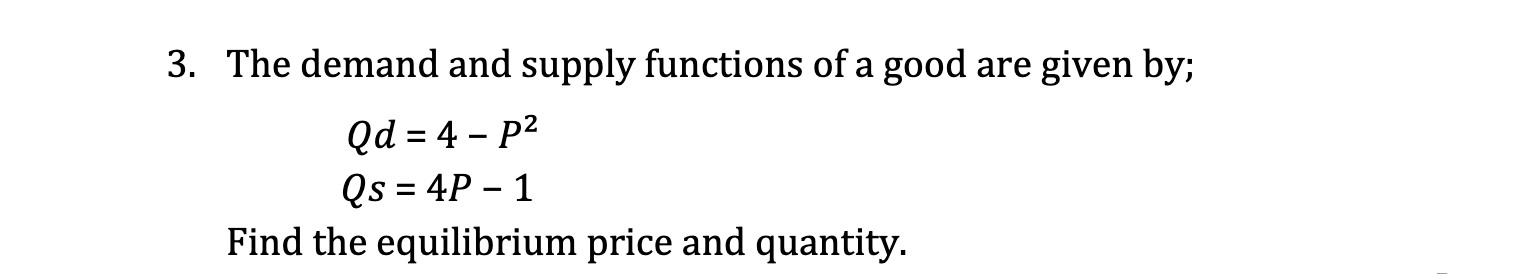 Solved CHAPTER 2 - Equilibrium Analysis in Economics Answer | Chegg.com