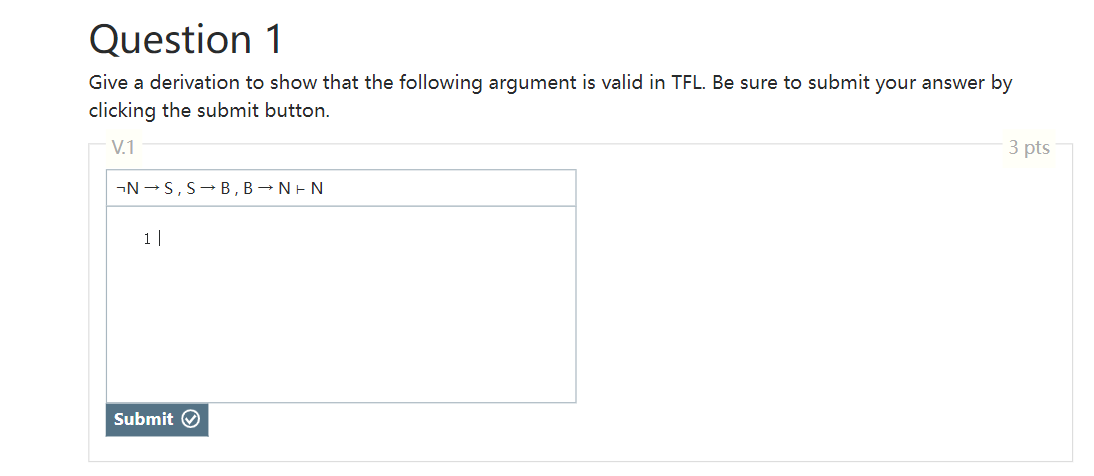 Solved Give a derivation to show that the following argument | Chegg.com