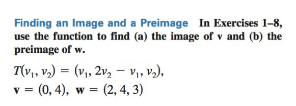 Solved Finding an Image and a Preimage In Exercises 1-8, use | Chegg.com