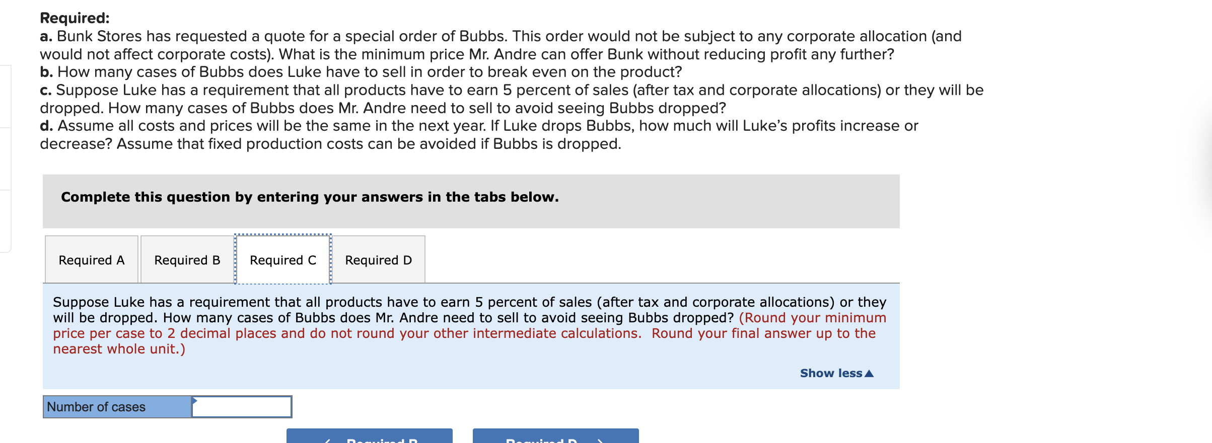 Solved Integrative Case 5-72 (Algo) Cost Estimation, CVP | Chegg.com