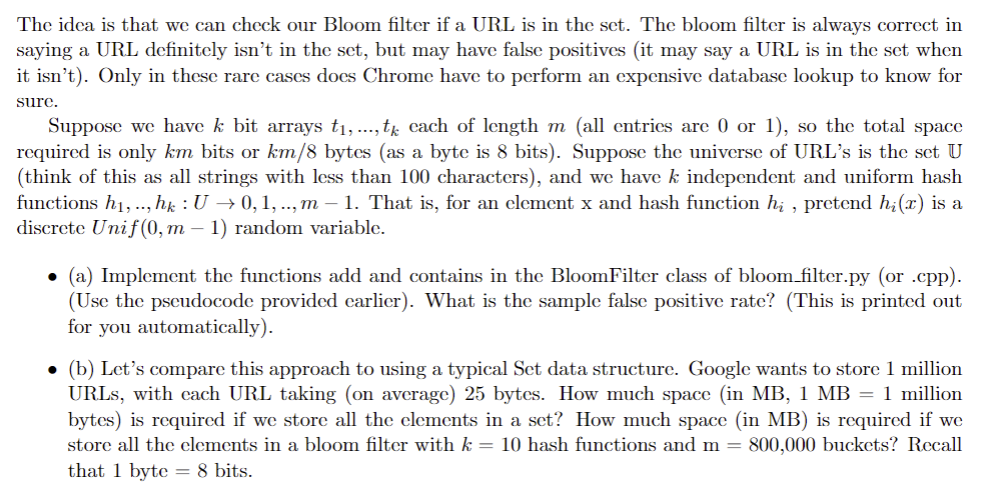 Solved I just need the code for the functions "def add(self, | Chegg.com