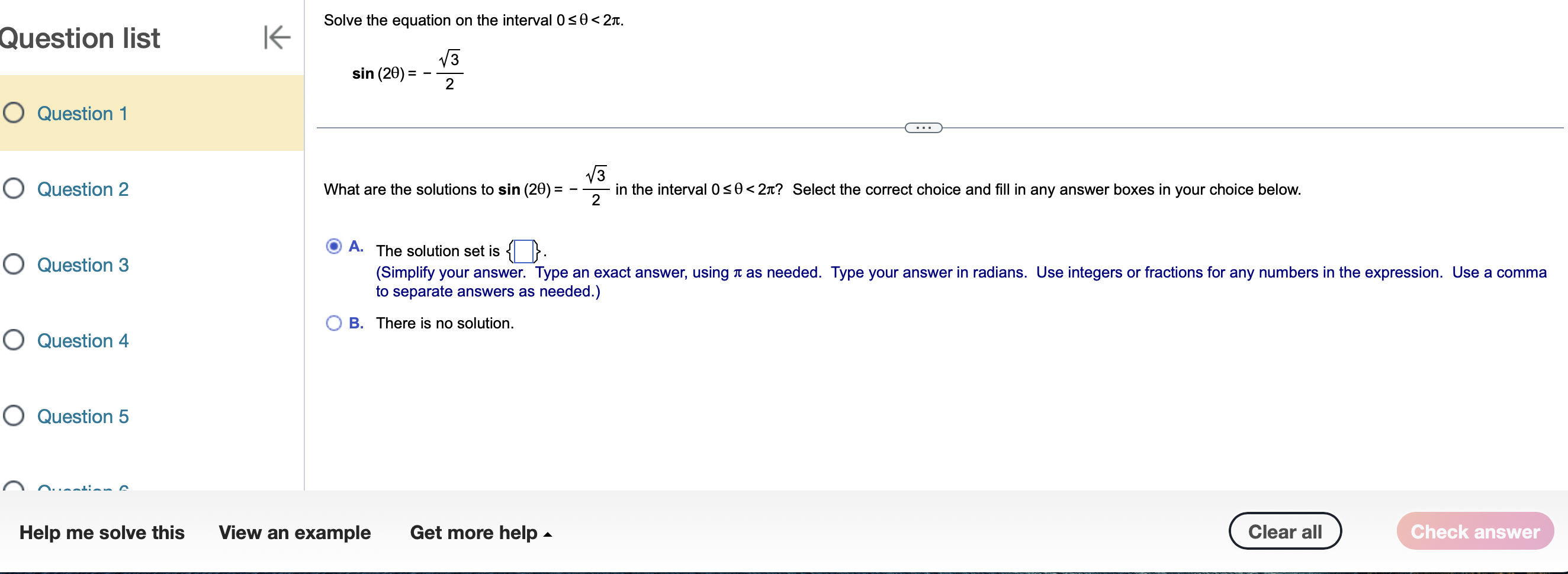 Solved Question list Question 1 Question 2 Question 3 | Chegg.com