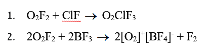 Solved Dioxygen diflouride, O2F2, is a strong oxidizing | Chegg.com