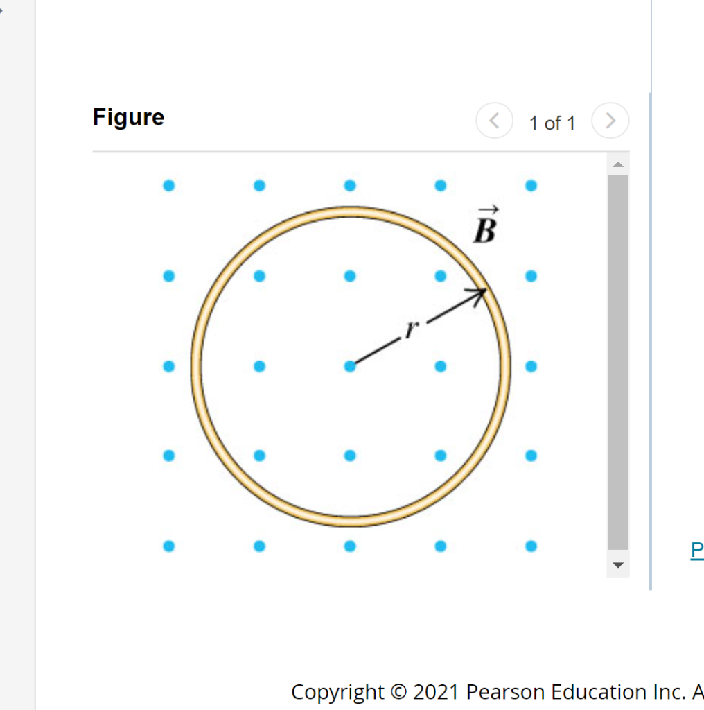 Solved A circular loop of wire with radius 0.0380 m and | Chegg.com