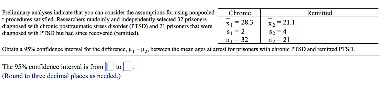 Solved Preliminary Analyses indicate that you can consider | Chegg.com