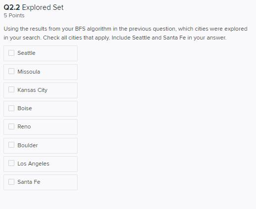 Solved Q2.2 Explored Set 5 Points Using the results from | Chegg.com