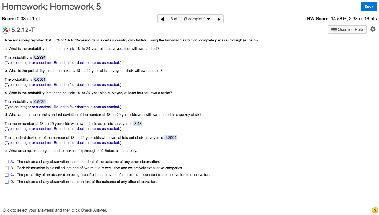 Solved Homework Homework 5 Save Score 0 33 Of 1 Pt