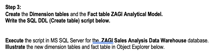 Source 1 The ZAGI Retail Company Sales Department | Chegg.com