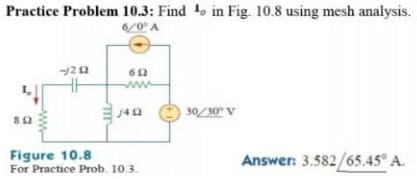 Solved Practice Problem 10.3: Find to in Fig. 10.8 using | Chegg.com
