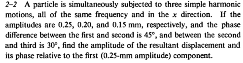 Solved 2-2 A particle is simultaneously subjected to three | Chegg.com