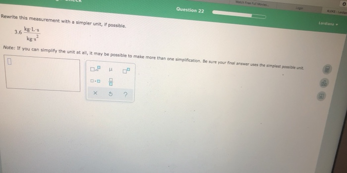 Solved Question 22 Lordiana ewrite this measurement with a | Chegg.com
