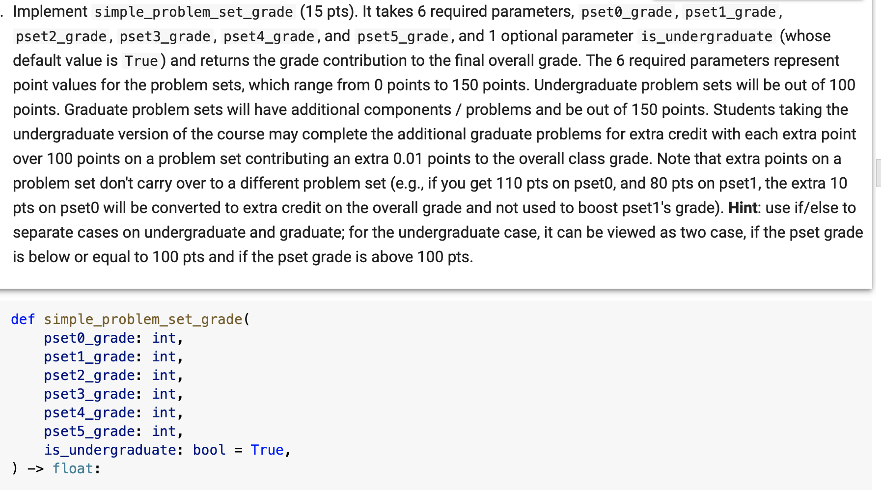 Solved Description / Component Problem Sets Undergraduate | Chegg.com