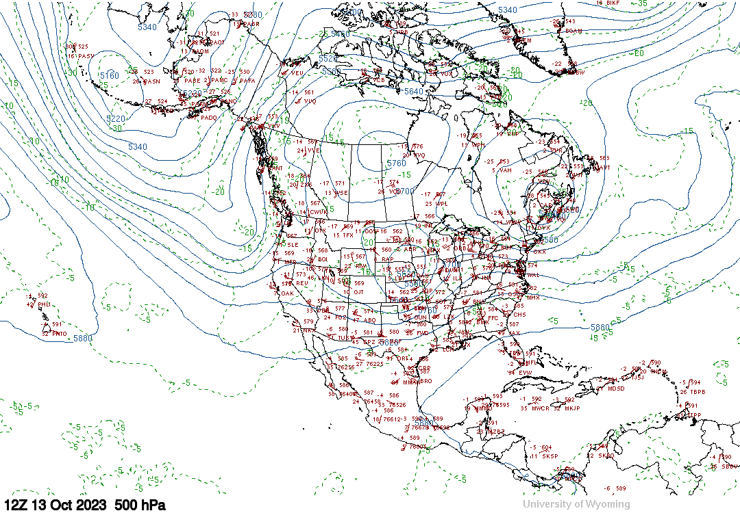 [Solved]: Identify either a significant ridge or trough on
