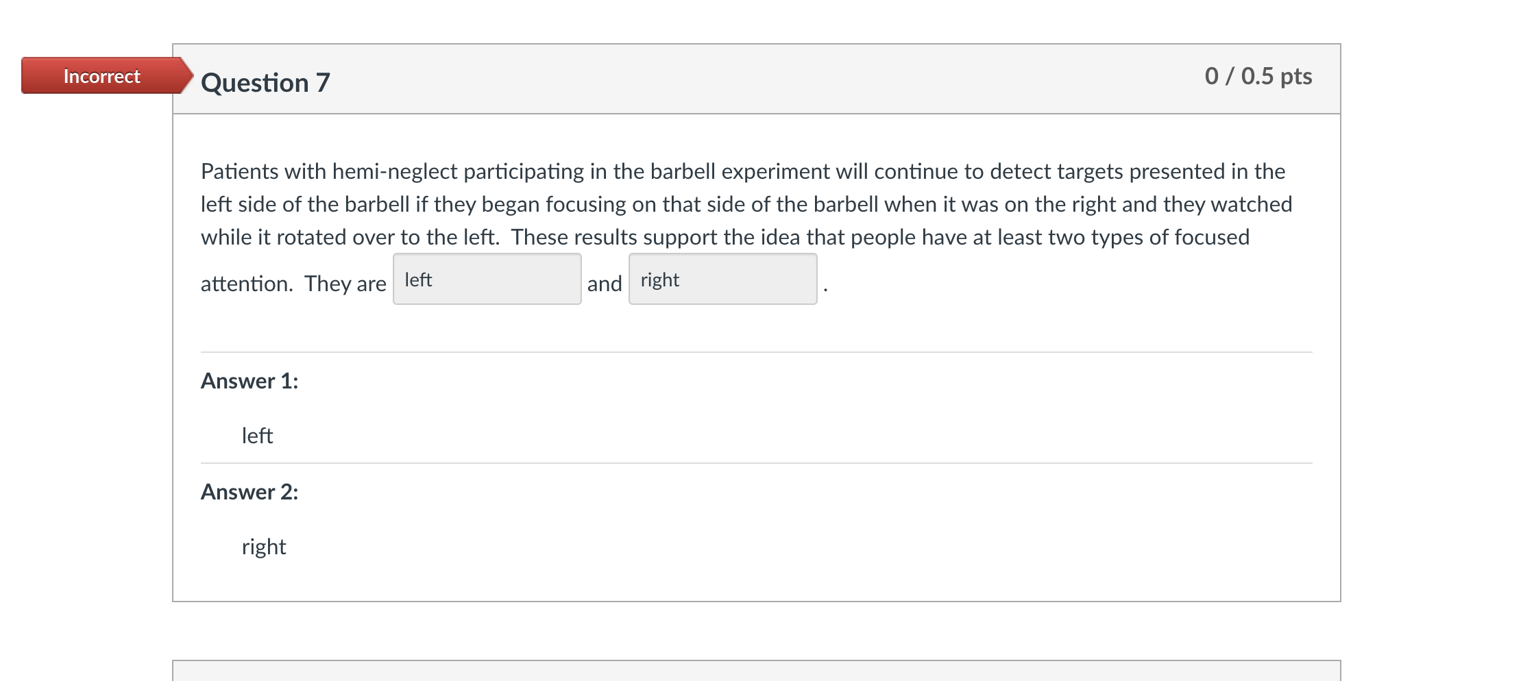 Solved A patient suffering from unilateral neglect is in an | Chegg.com