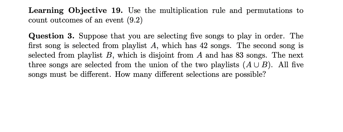 Solved Learning Objective 19. Use the multiplication rule | Chegg.com
