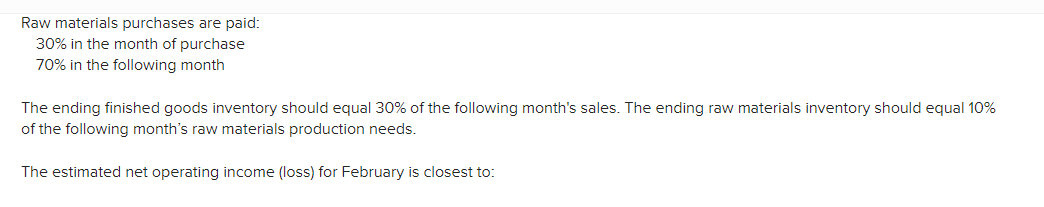Solved Bonkowski Corporation makes one product and has | Chegg.com