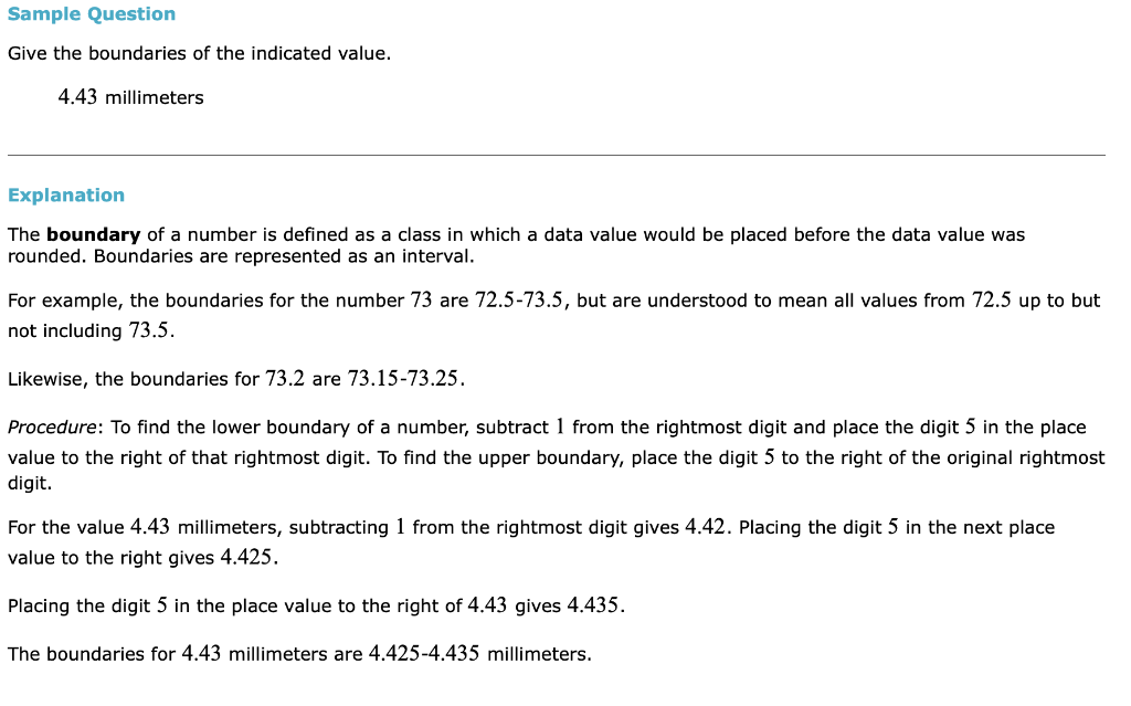 Solved Give The Boundaries Of The Indicated Value 8 32 Feet Chegg