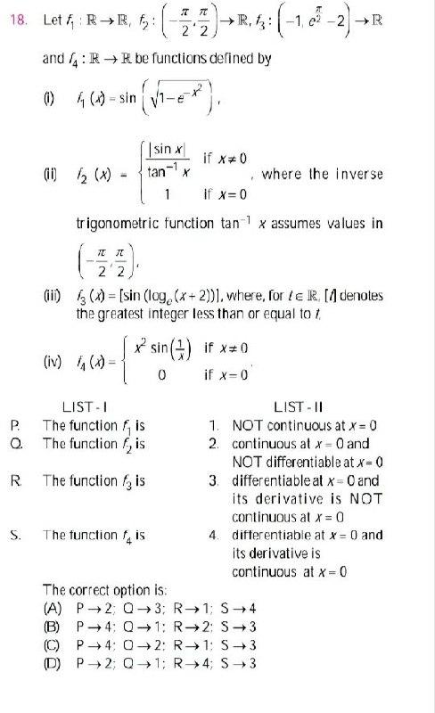 Solved 18. Let R+R : 7 TT →R: 22) *P, 13:(-1,03-2) eR and 4: | Chegg.com