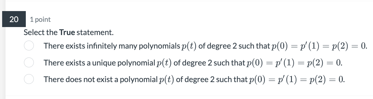 Solved Select the True statement. There exists infinitely | Chegg.com