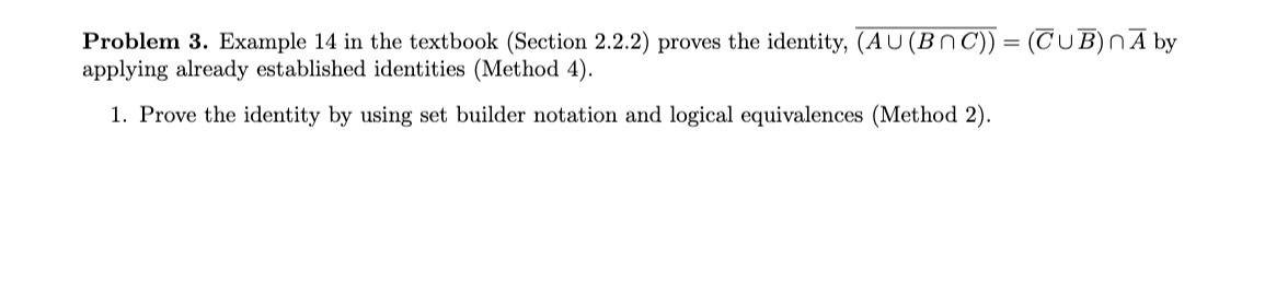 Solved Problem 3. Example 14 in the textbook (Section 2.2.2) | Chegg.com