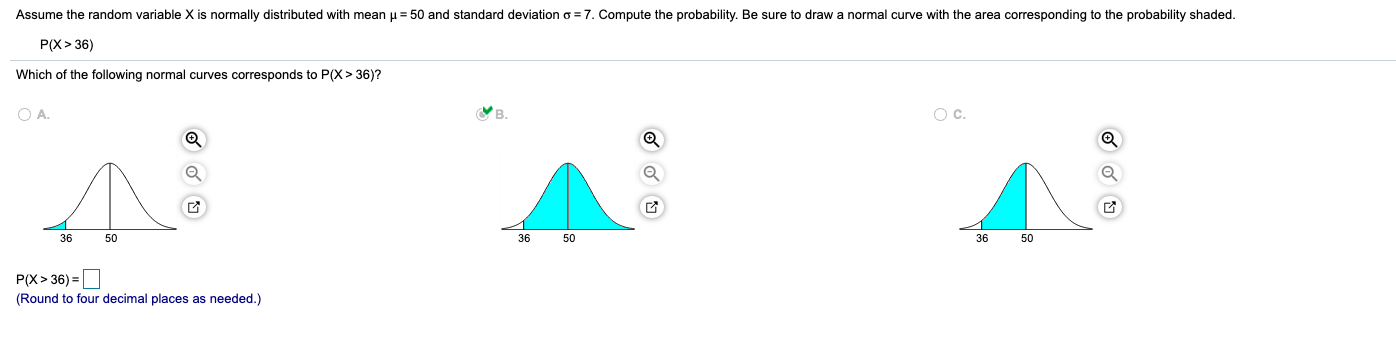 Solved Assume the random variable X is normally distributed | Chegg.com