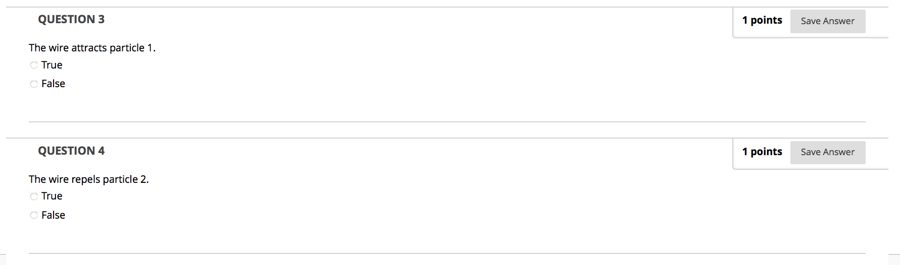 Solved QUESTION 1 1 points Save Answer 1 2 An infinitely | Chegg.com