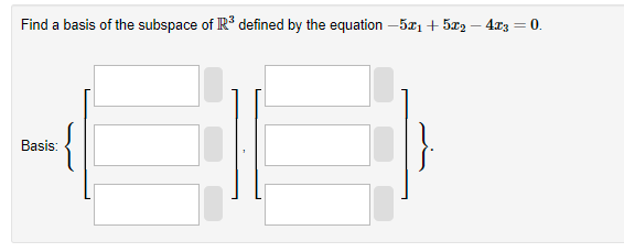Solved Find a basis of the subspace of R3 defined by the | Chegg.com