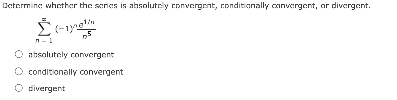 Solved Determine whether the series is absolutely | Chegg.com