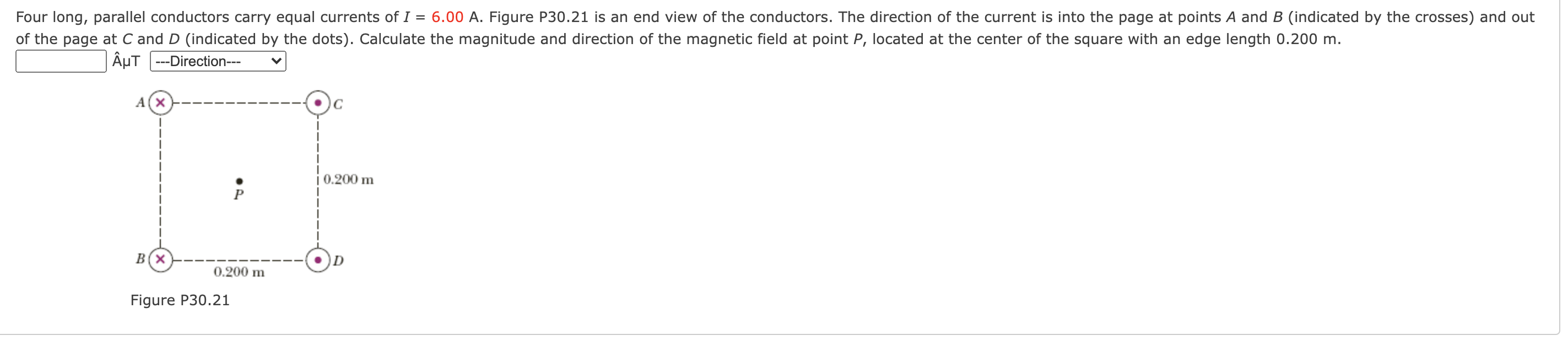 Solved Four long, parallel conductors carry equal currents | Chegg.com
