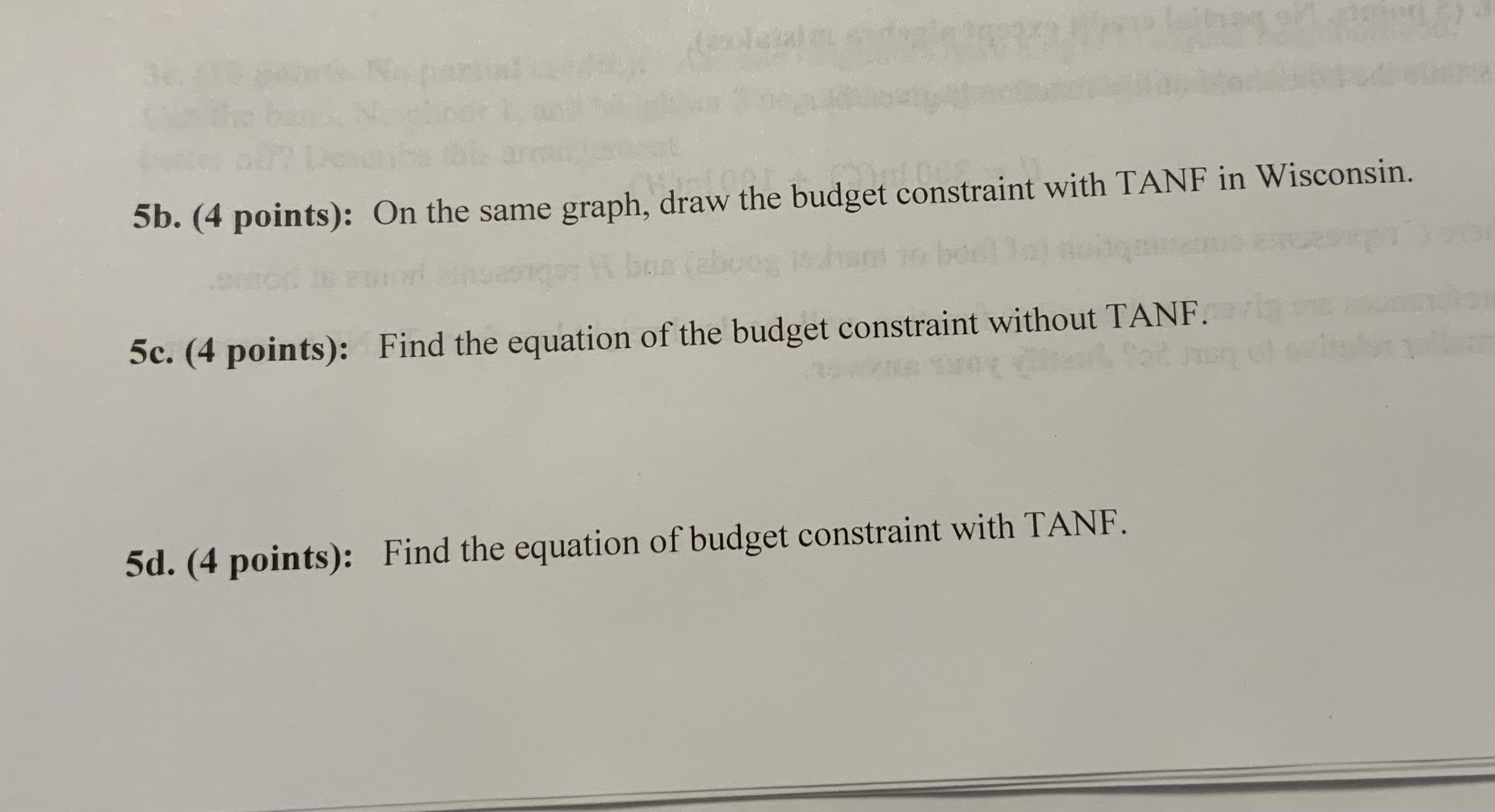 Solved Problem 5 (16 points): Temporary Assistance for Needy | Chegg.com