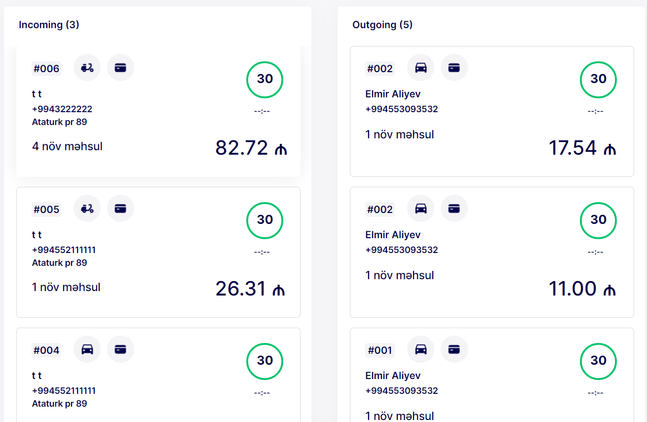 Solved I have a 2 phase. Incoming and outgoing. I get orders | Chegg.com