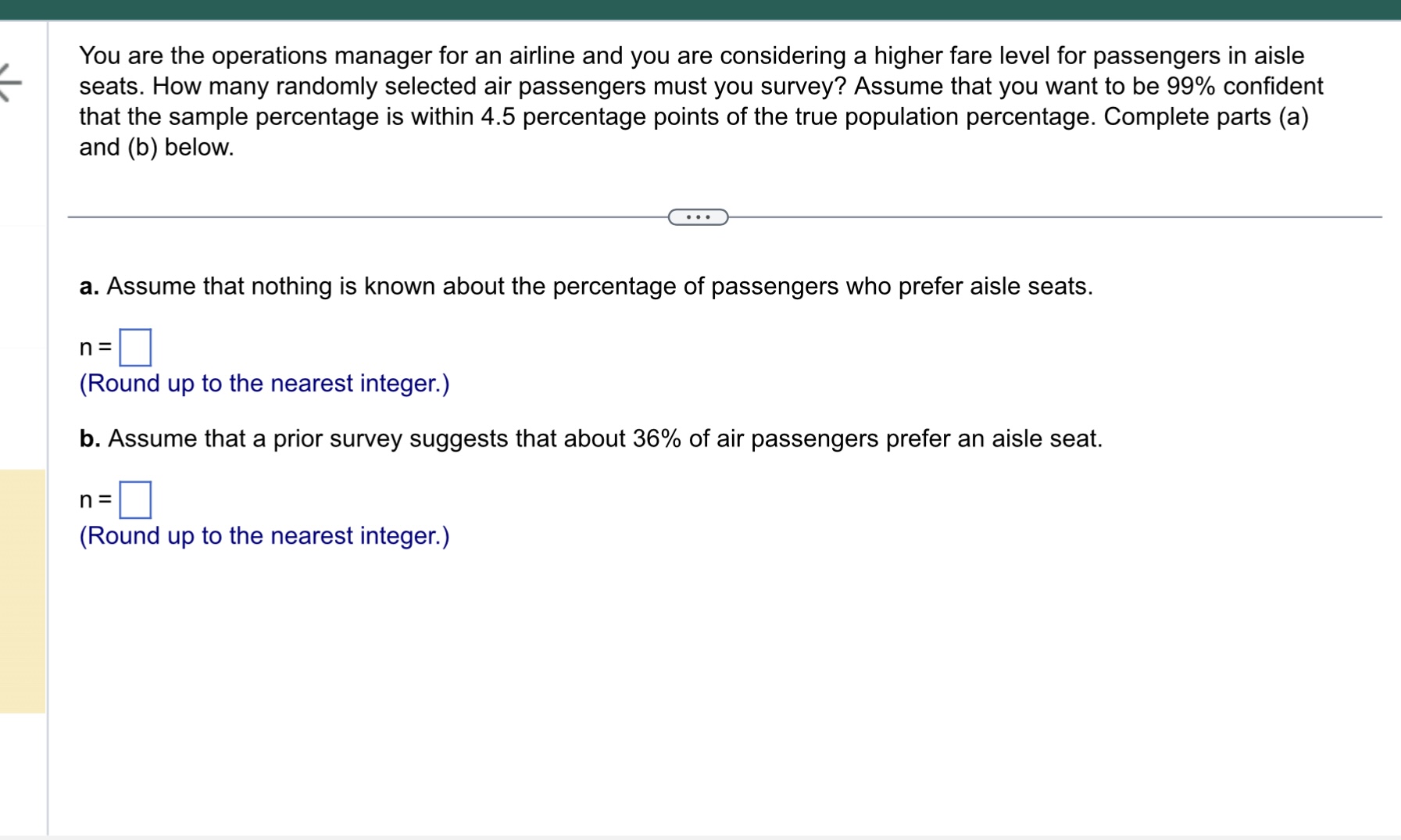 Solved You are the operations manager for an airline and you | Chegg.com
