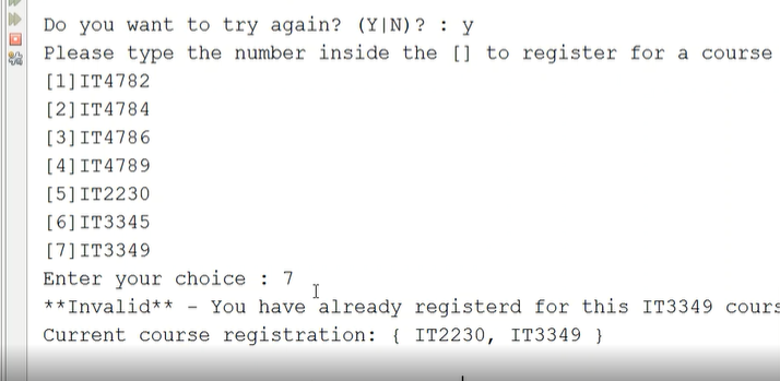 Solved create a program of a Java method in a console | Chegg.com