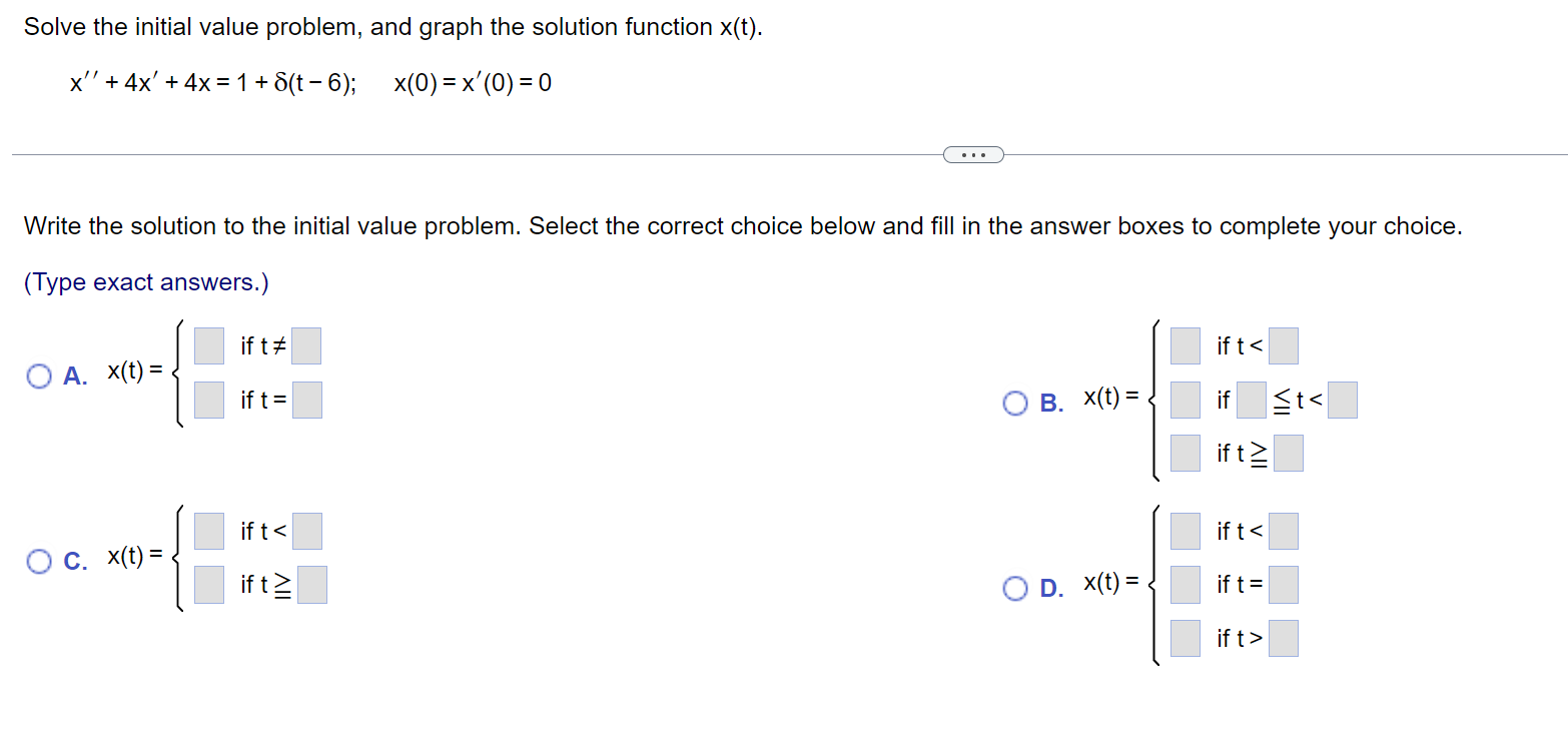 Solved Solve the initial value problem, and graph the | Chegg.com