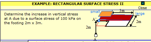 Solved EXAMPLE: RECTANGULAR SURFACE STRESS II Close | Chegg.com
