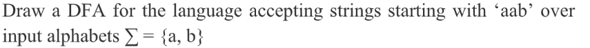 Solved Draw a DFA for the language accepting strings | Chegg.com