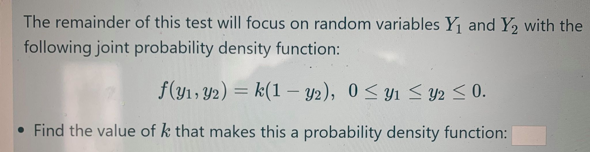 Solved The remainder of this test will focus on random | Chegg.com