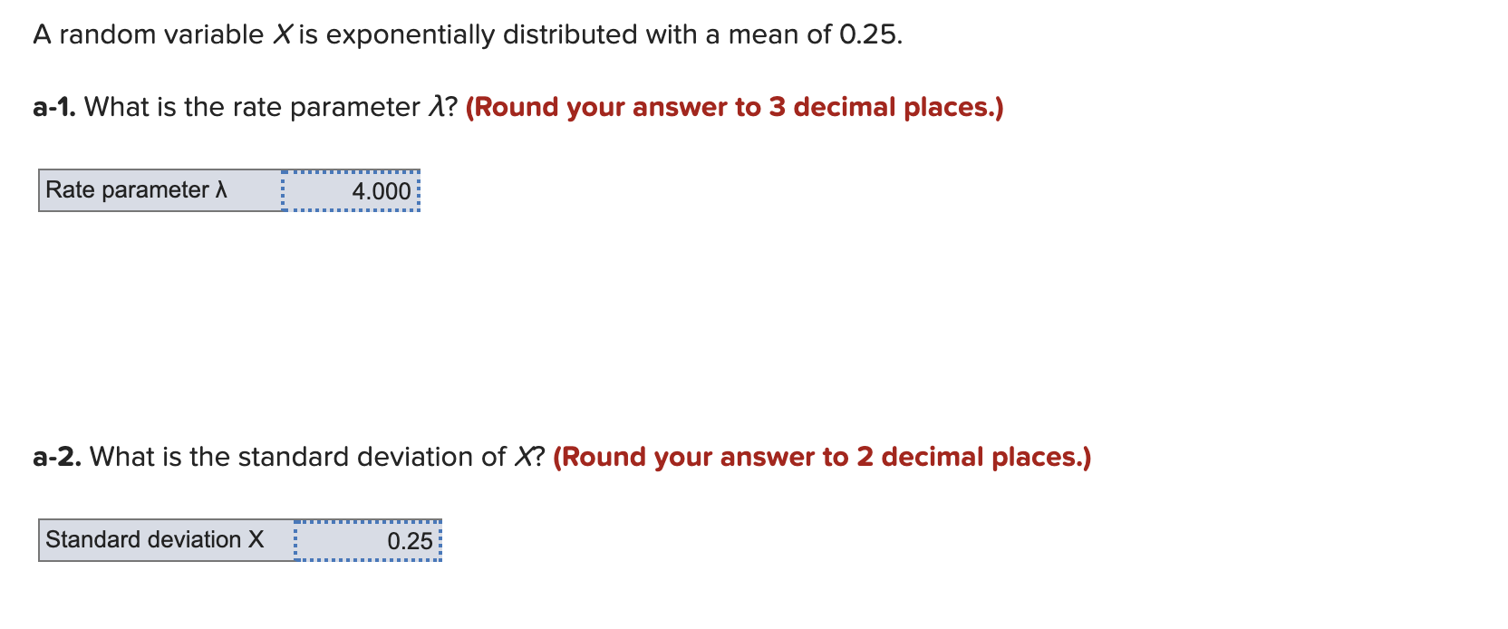 Solved A random variable X is exponentially distributed with | Chegg.com