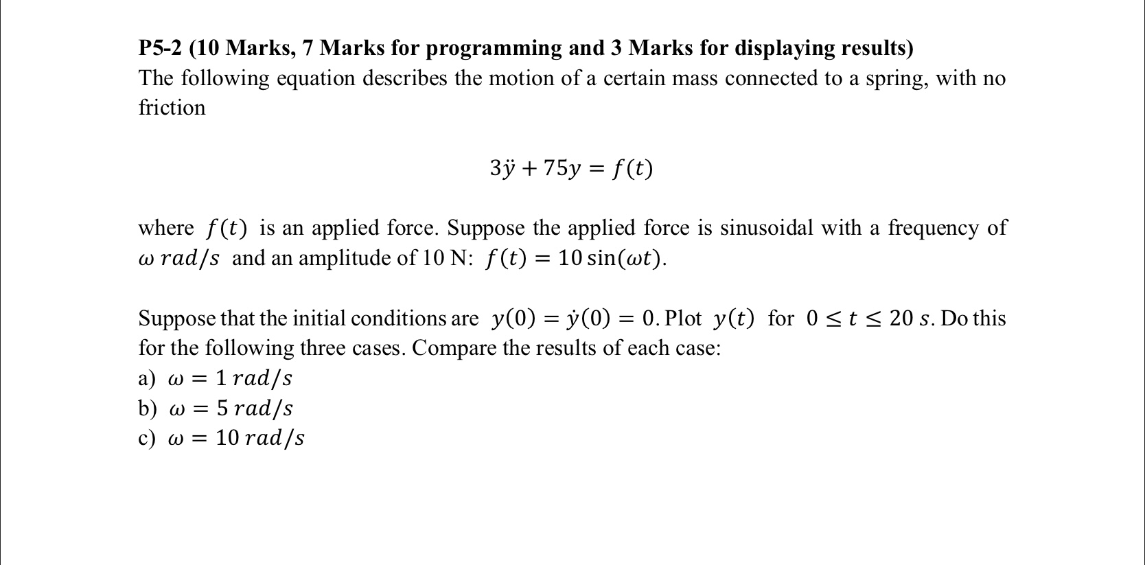 Solved P5 2 10 Marks 7 Marks For Programming And 3 Marks 
