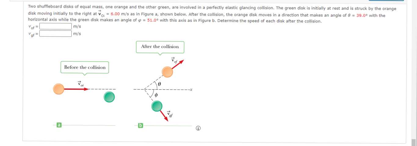 Solved horizontal axis while the green disk makes an angle | Chegg.com