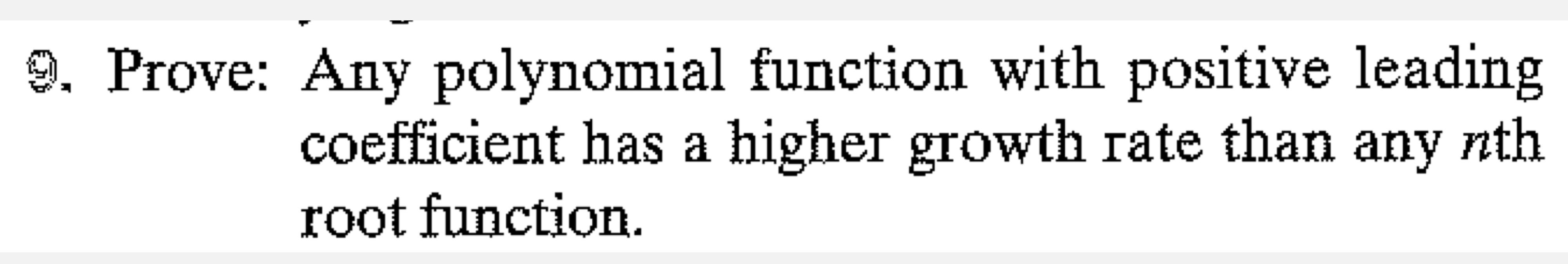 4. Explain why the factorial function has a higher | Chegg.com