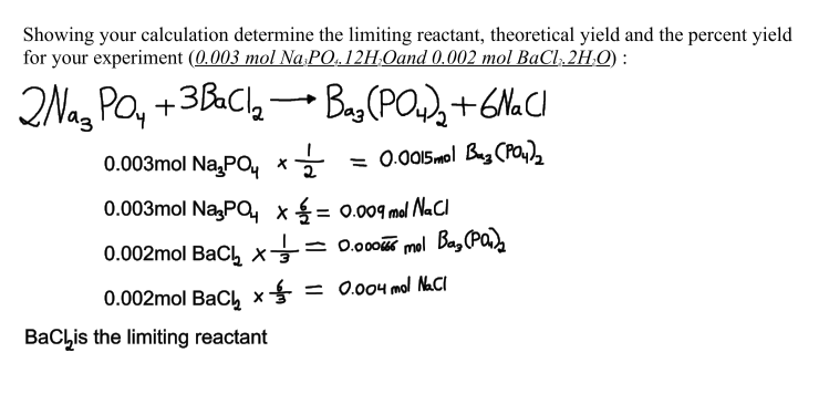 Solved Showing your calculation determine the limiting | Chegg.com