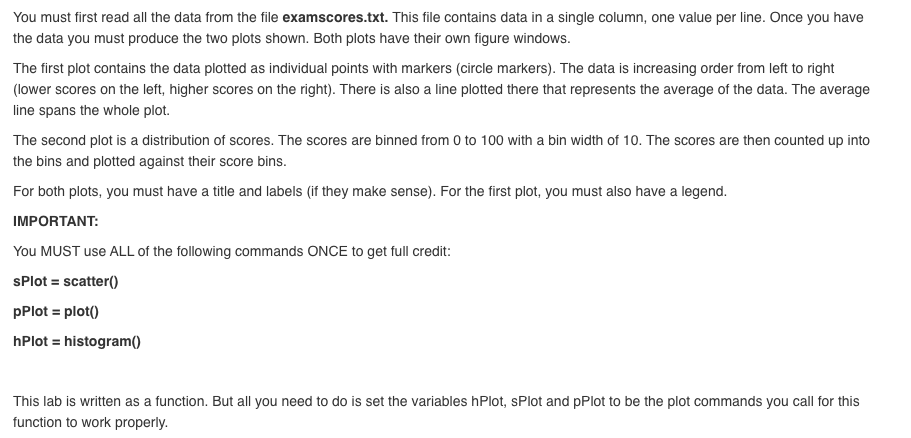 You must first read all the data from the file | Chegg.com