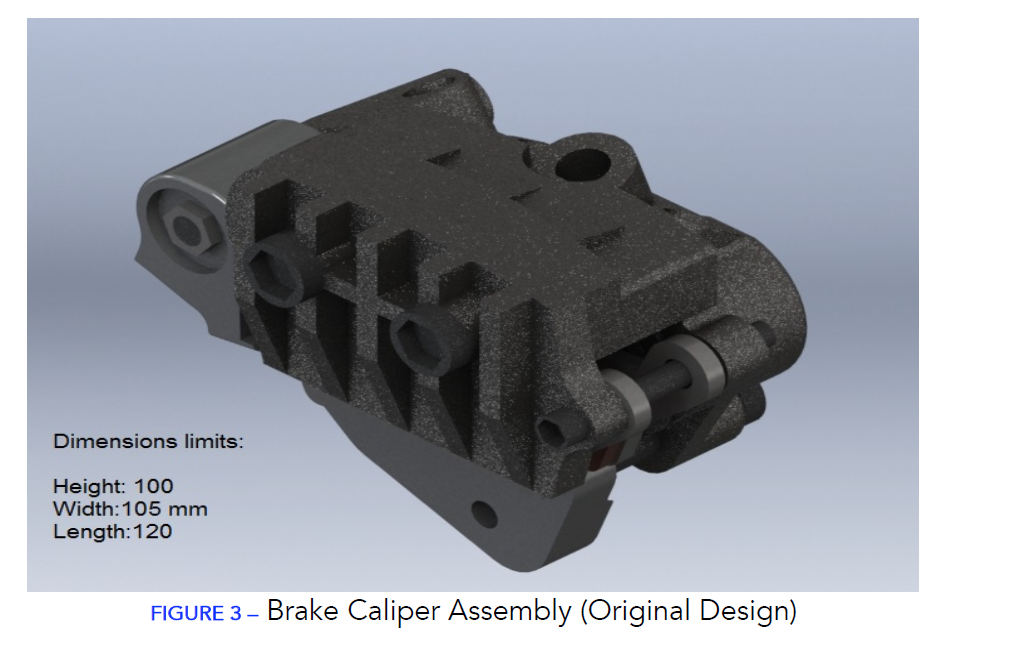 CASE STUDY – BRAKE CALIPER ASSEMBLY Figures 3 and 4, | Chegg.com