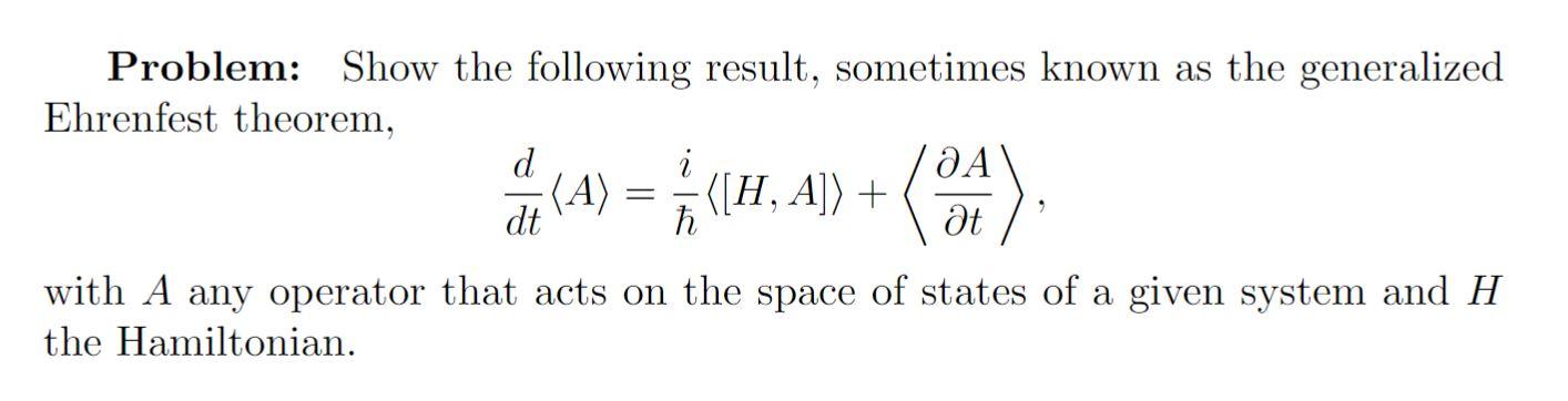 Solved Problem: Show the following result, sometimes known | Chegg.com