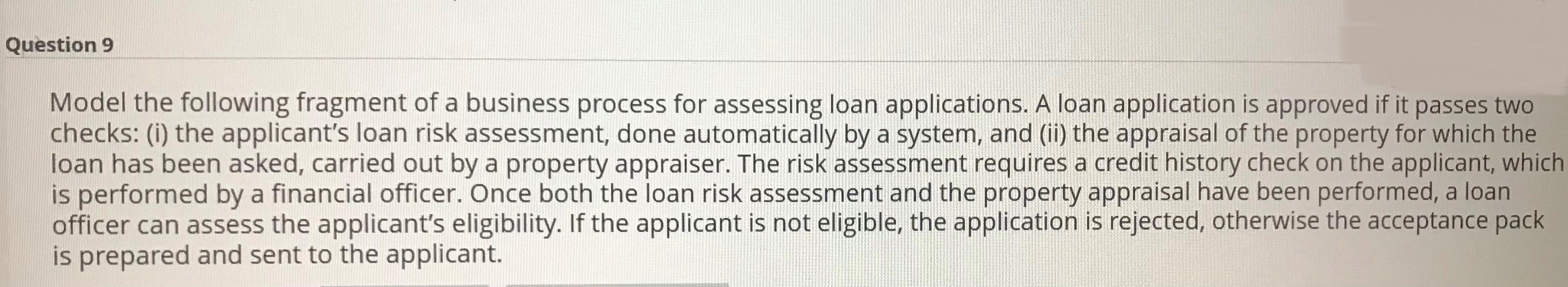 Solved Model the following fragment of a business process | Chegg.com