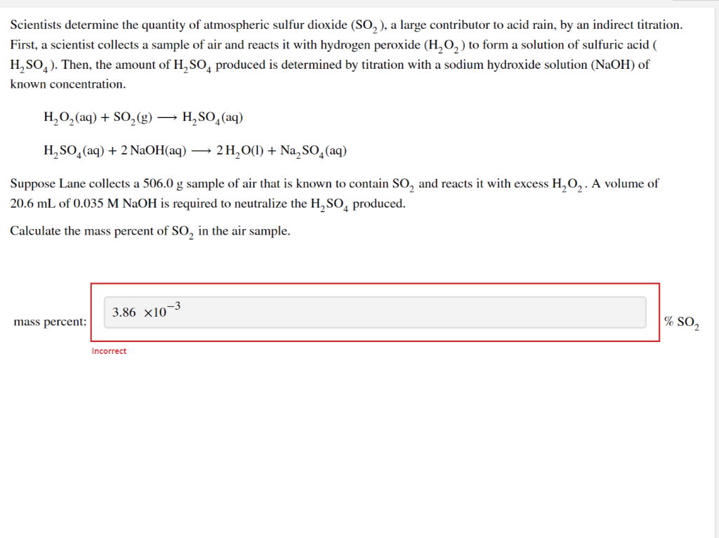 Solved Scientists determine the quantity of atmospheric | Chegg.com