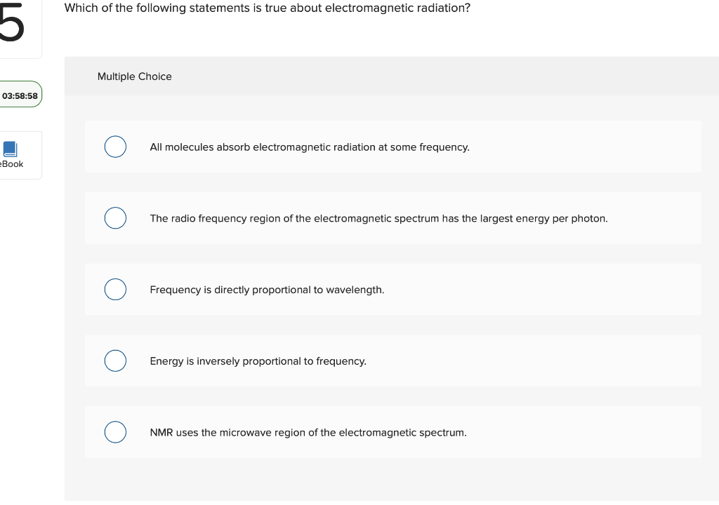 Solved Which of the following statements is true about | Chegg.com